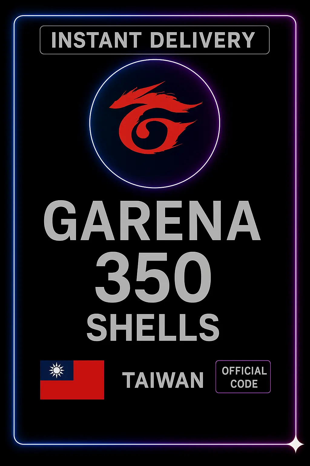 Buy 350 Garena Shells (TW)