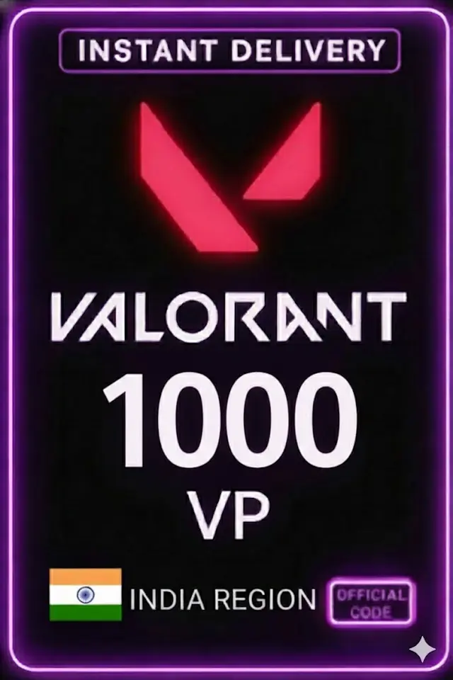 Buy Valorant Points (VP) Gift Card India Store
