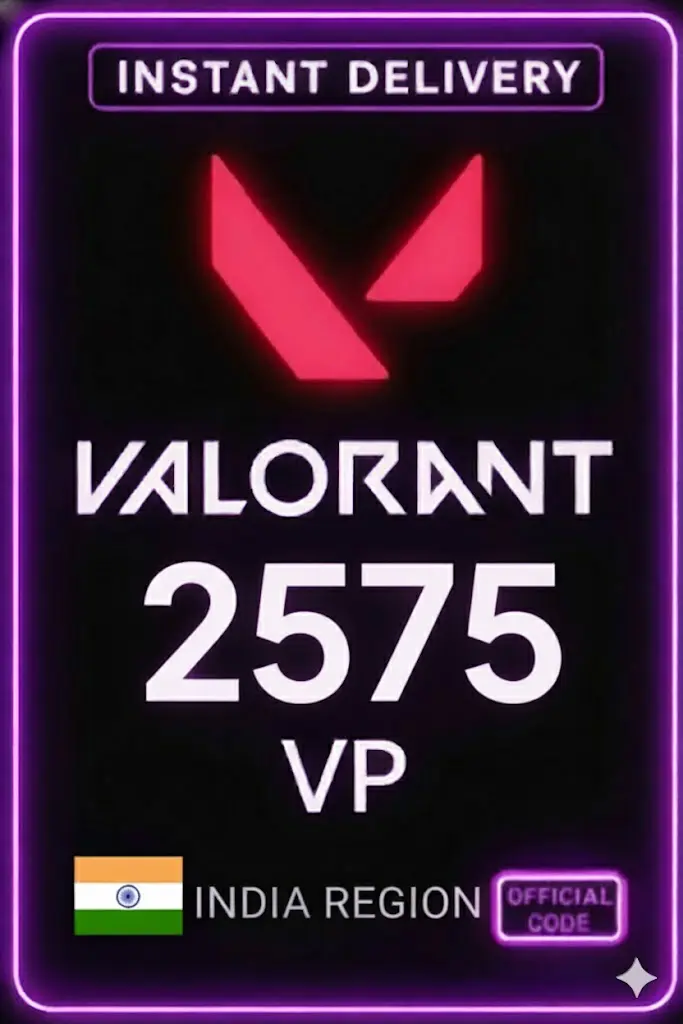Buy Valorant Points (VP) Gift Card India Store