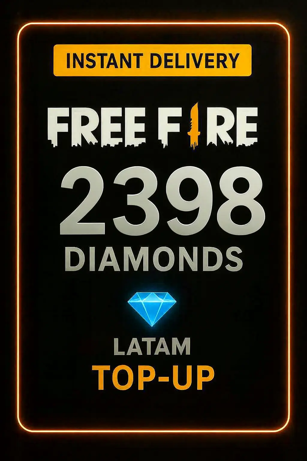 Free Fire 2398 Diamonds Top-Up (LATAM)