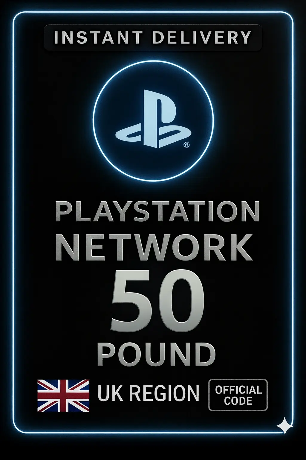 Buy Playstation PSN Card 50 Pound