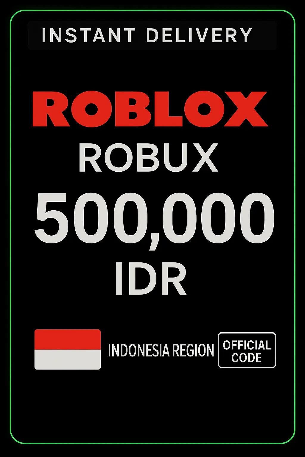 Kupite Roblox 500.000 IDR igračku karticu (ID)